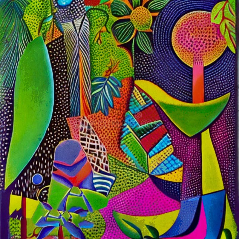 Abstract Illustration for Print, Fabric Pattern, for Use in Graphics ...