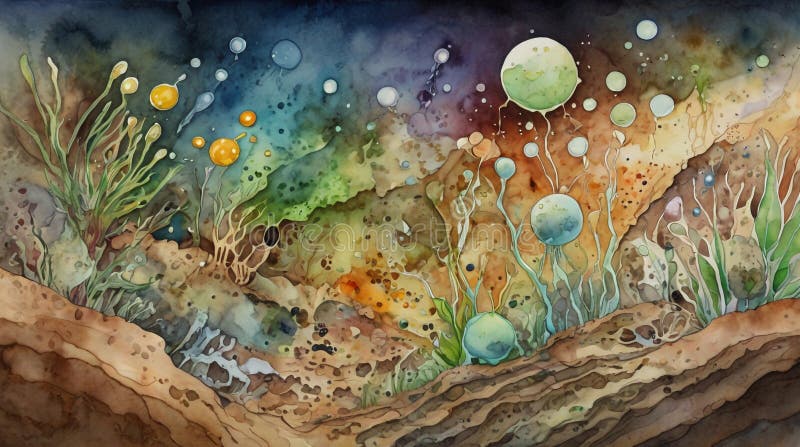 Watercolor Painting: a Complex Microbial Community Interacting in a ...