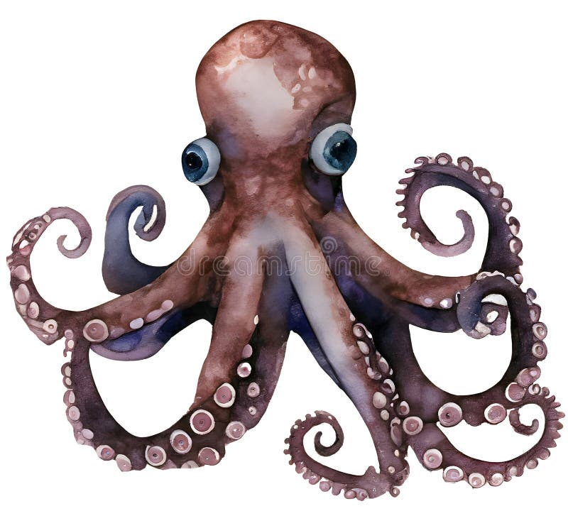 Watercolor and Painting Cute Doll Student Boy with Hat in Brown ...