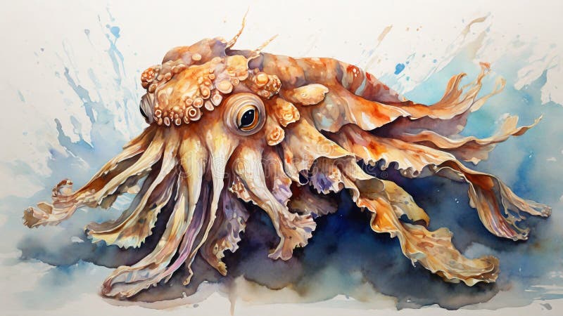 Cuttlefish Color Stock Illustrations – 794 Cuttlefish Color Stock ...