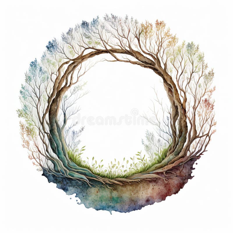 Tree Root Border Stock Illustrations – 446 Tree Root Border Stock ...