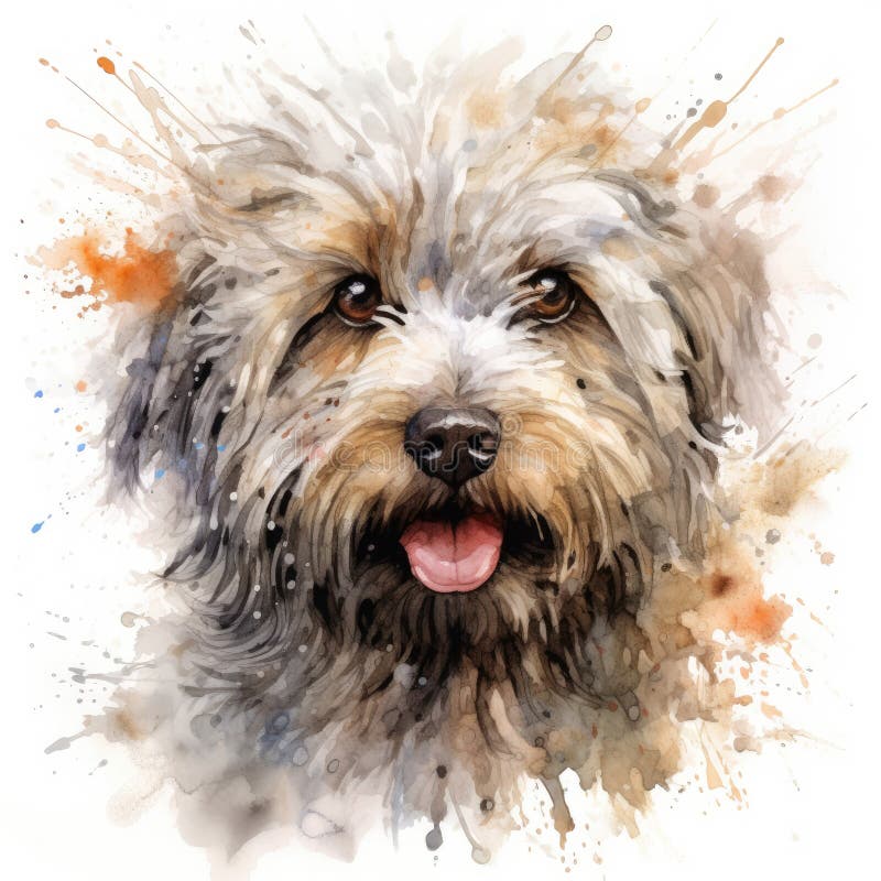 Puli stock illustration. Illustration of soft, artistic - 328681495