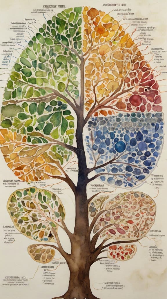 Watercolor Painting: a Visual Representation of the Evolutionary Tree ...