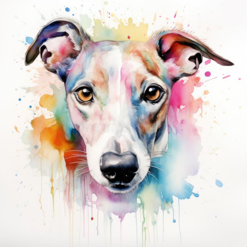 Whippet stock illustration. Illustration of whippet - 328689291