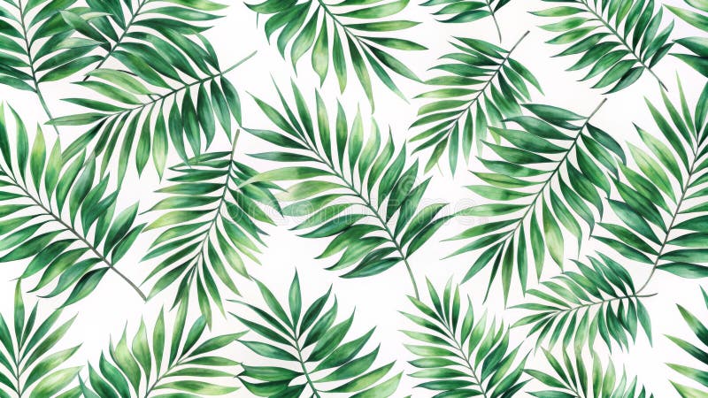 Tropical Frond Pattern Stock Illustrations – 7,708 Tropical Frond ...
