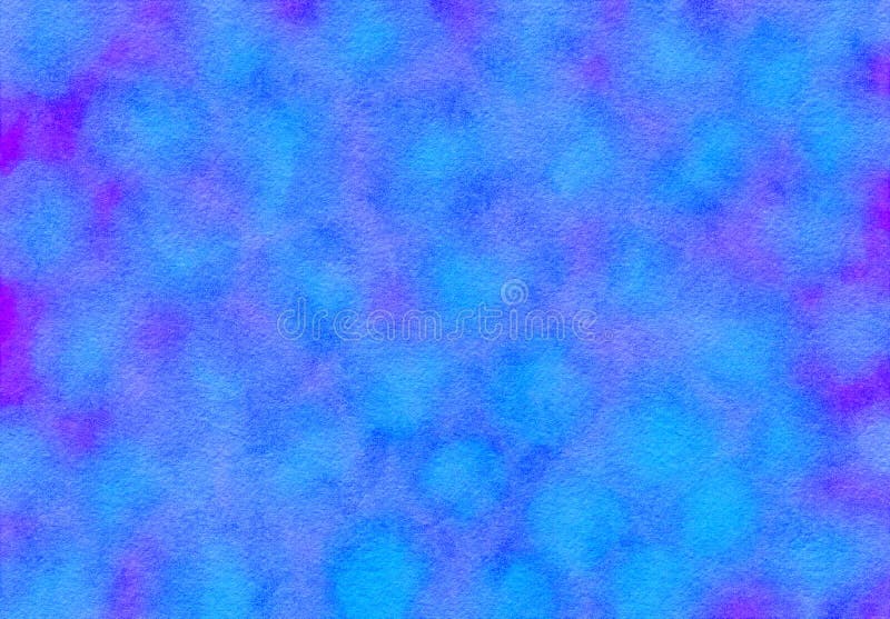 Watercolor Paper with Blue and Purple Spot Pattern Stock Illustration ...