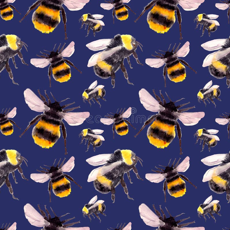 104 Seamless Bumblebee Background Stock Photos - Free & Royalty-Free ...