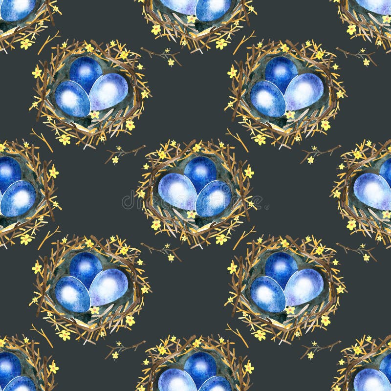 Watercolor Pattern, Rustic Retro Digital Paper, Spring Seamless Pattern ...