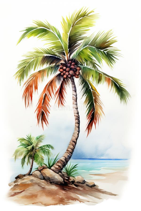 Palm Tree Drawing Pencil Stock Illustrations – 1,156 Palm Tree Drawing ...