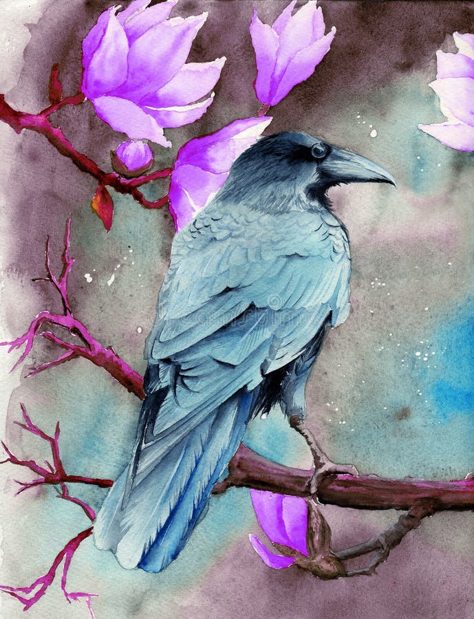 Purple Crow Feather Stock Illustrations – 68 Purple Crow Feather Stock ...