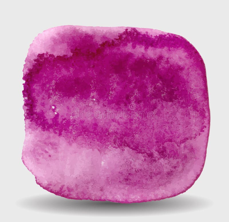 Watercolor Pink Square, Vector Image Stock Vector - Illustration of ...