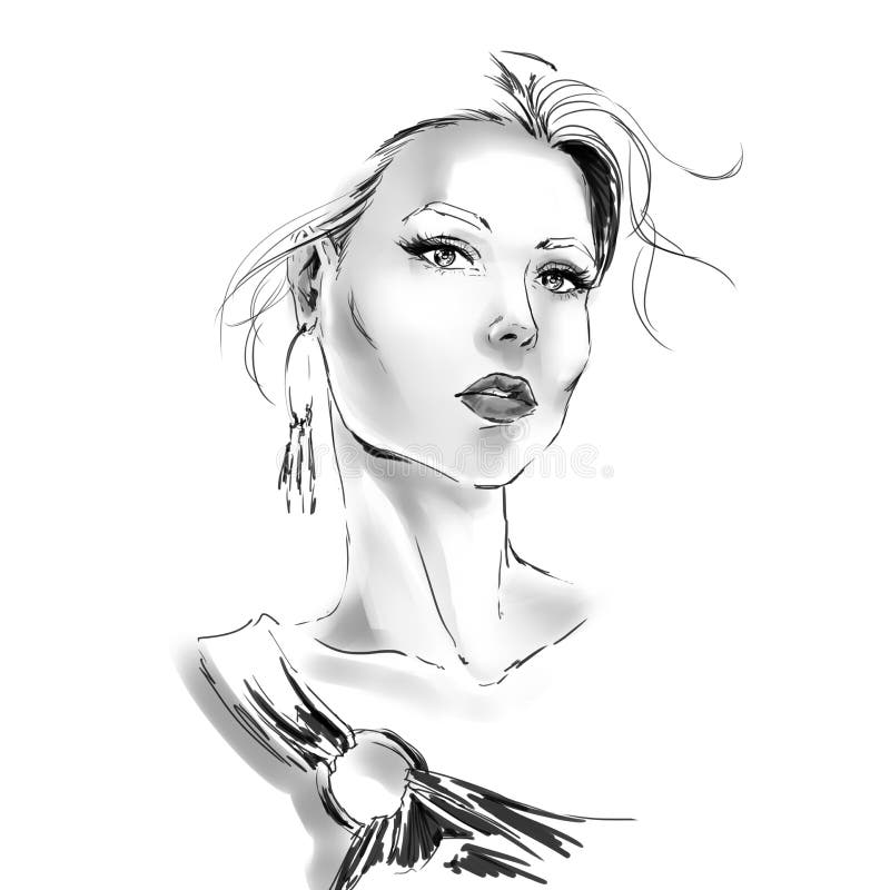 Pretty Girl In Glasses Stock Vector Illustration Of Fashion 79977585