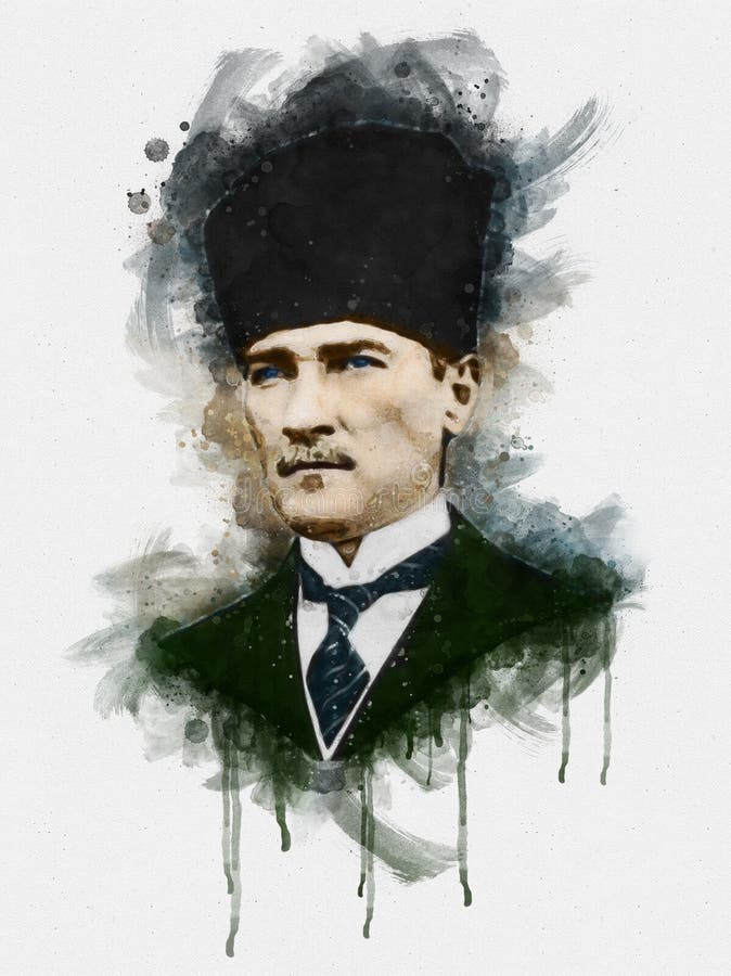 Illustration of Mustafa Kemal Ataturk Stock Vector - Illustration of ... Illustration of Mustafa Kemal Ataturk Stock Vector - Illustration of ...