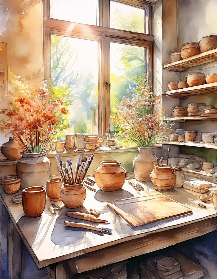 Artisanal Workspace Stock Illustrations – 393 Artisanal Workspace Stock ...