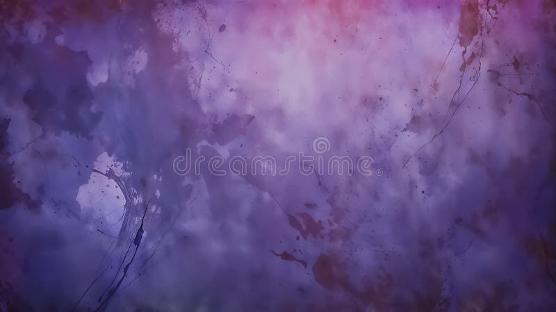 Watercolor Purple Abstract Grunge Background Stock Illustration ...
