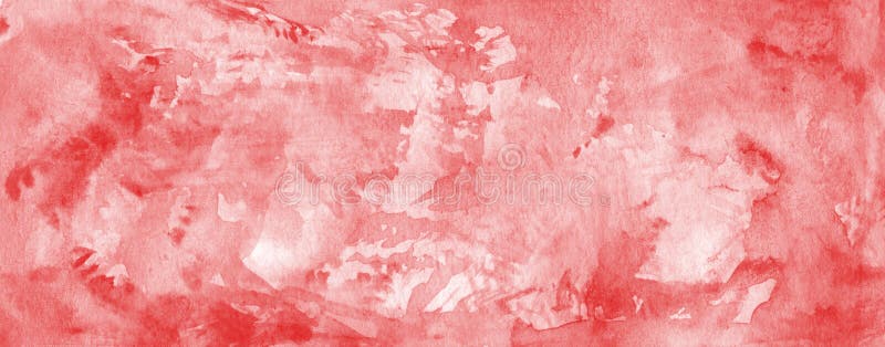 Watercolor Red Plain Simple Painted Background for Banners, Web, Prints ...
