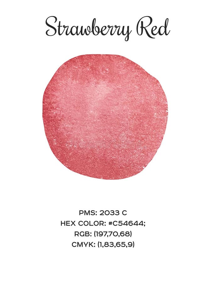 Watercolor Red Tone Color Shade Cards with Code and Name Stock Image ... Watercolor Red Tone Color Shade Cards with Code and Name Stock Image ...
