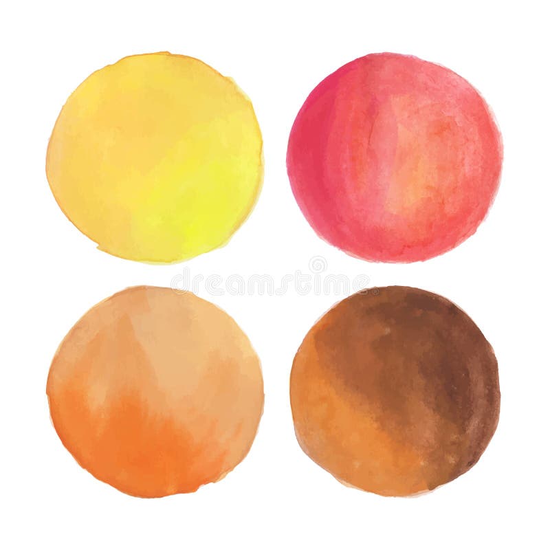 Warm Color Palette Swatches Vector Stock Vector - Illustration of ...