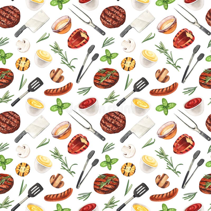 Bbq Pattern Chicken Stock Illustrations 1 201 Bbq Pattern Chicken