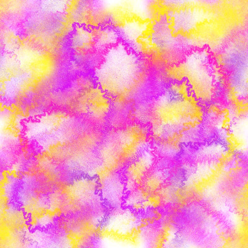 Watercolor Seamless Pattern. Stock Illustration - Illustration of ...