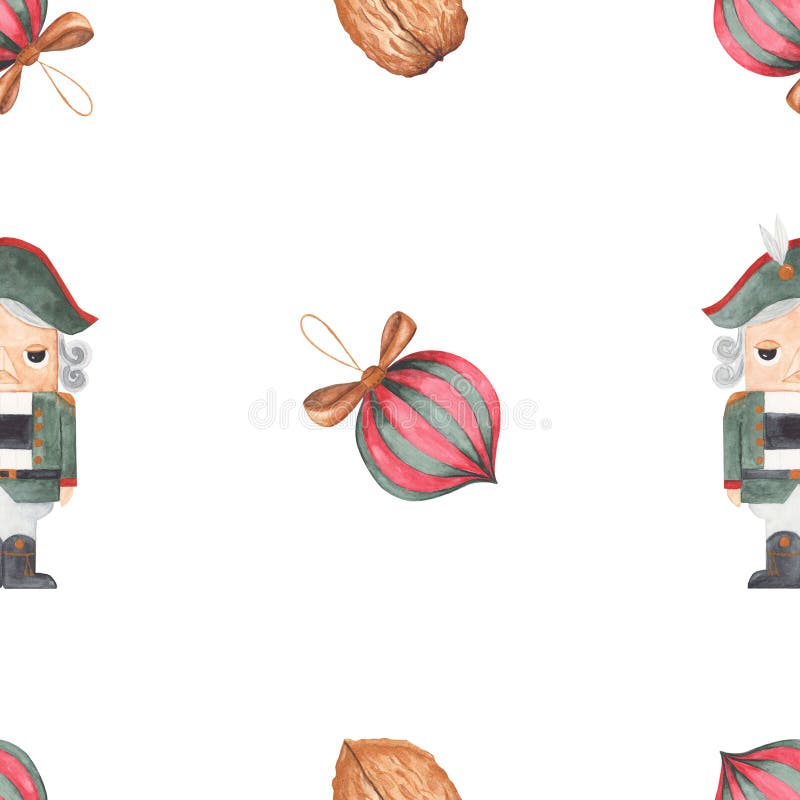 Cute Nutcracker Seamless Stock Illustrations – 473 Cute Nutcracker ...