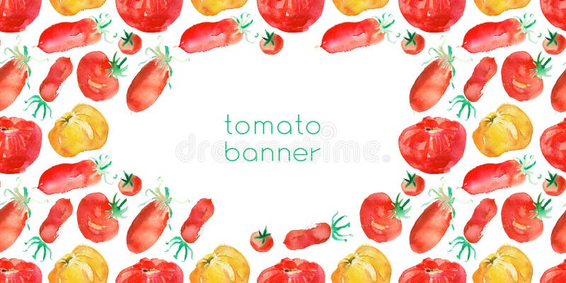 Tomato Banner Background for Pasta Packaging Design, Juice Label ...