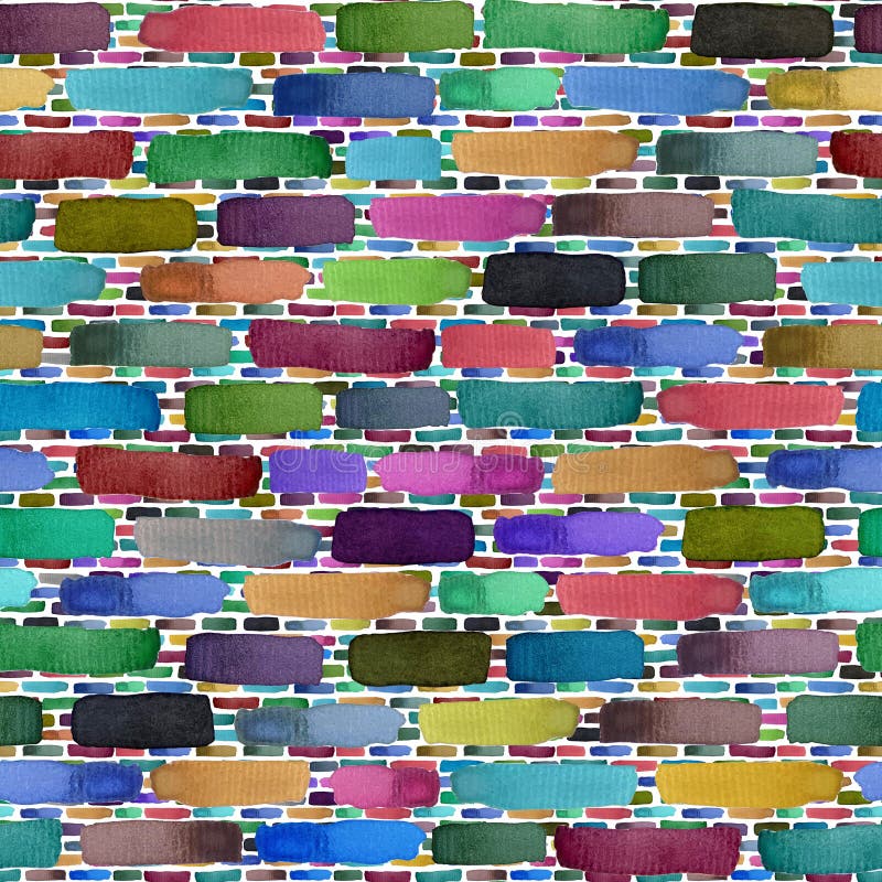 Watercolor Bricks Stock Illustrations – 435 Watercolor Bricks Stock ...