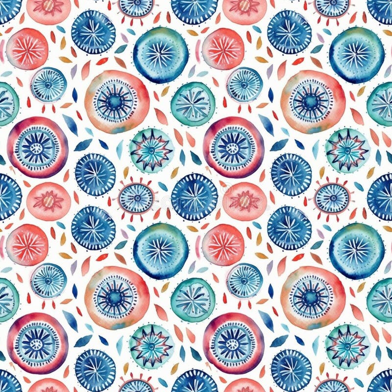 Watercolor Seamless Pattern Wallpapers, Fashion, Backgrounds, Textures ...