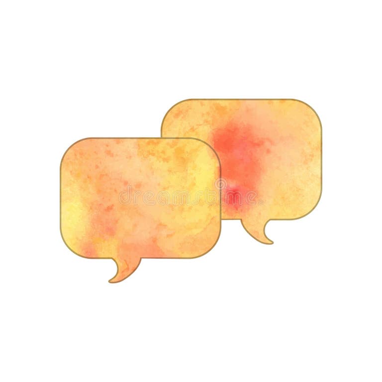 Watercolor Speach Stock Illustrations – 68 Watercolor Speach Stock ...