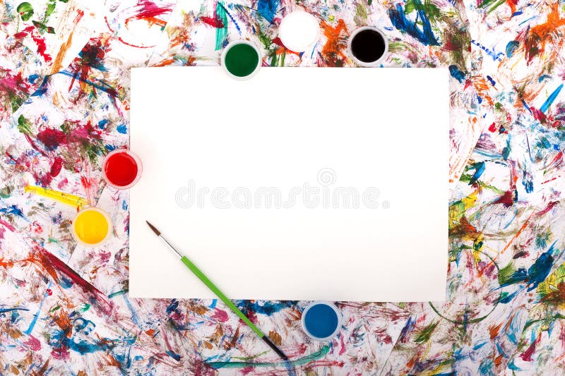 Watercolor, splash, paper stock illustration. Illustration of sketch ...