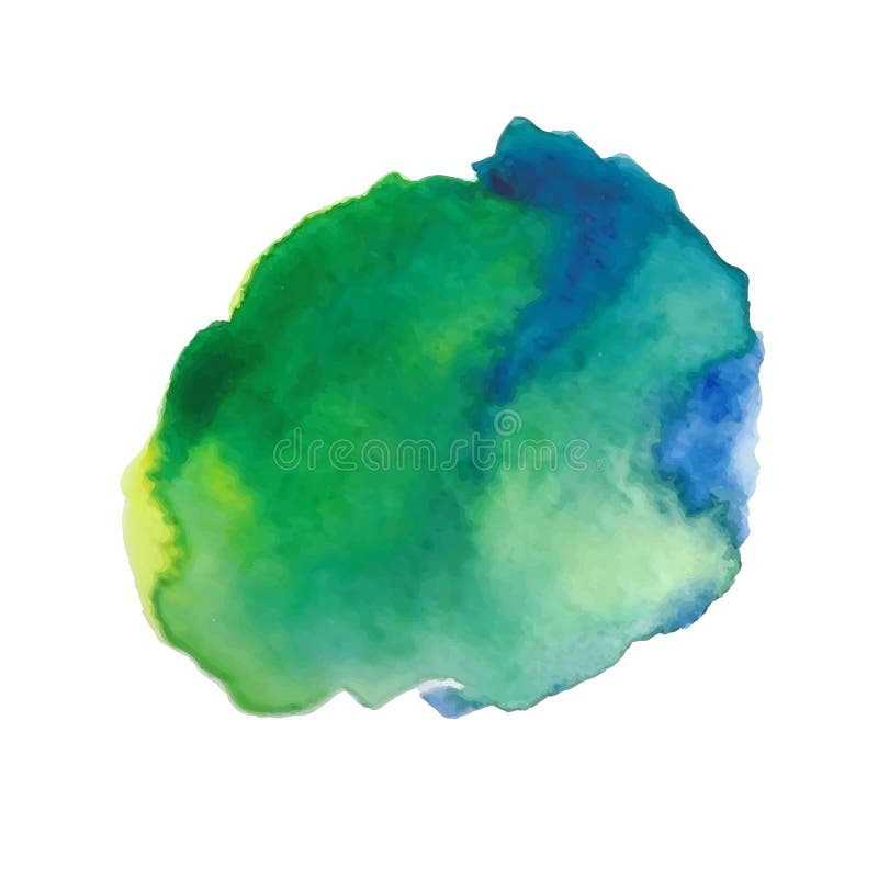 Watercolor Splash Texture. Vector Brush Stock Illustration ...