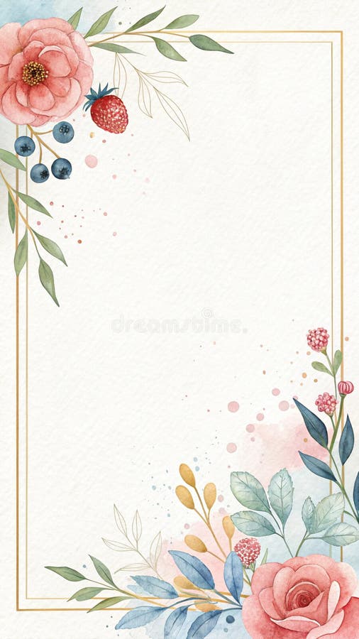 Watercolor Splash Border Paper Texture Artistic and Soft Stock ...