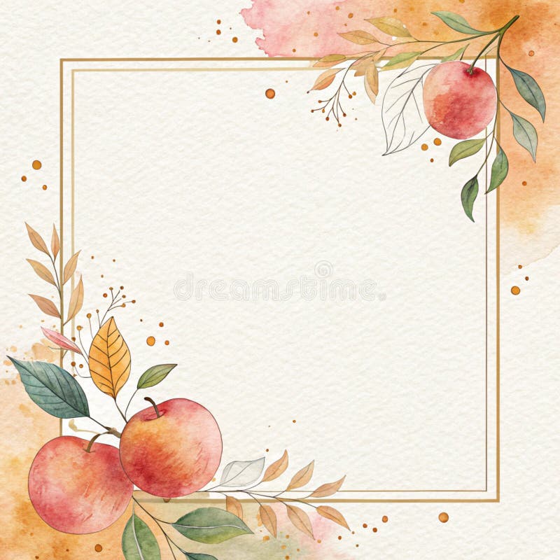 Watercolor Splash Border Paper Texture Artistic and Soft Stock ...