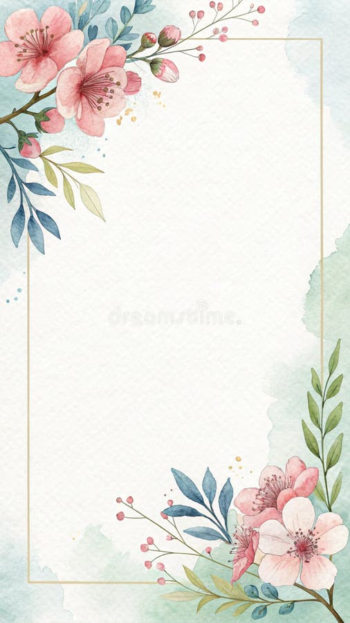 Watercolor Splash Border Paper Texture Artistic and Soft Stock ...