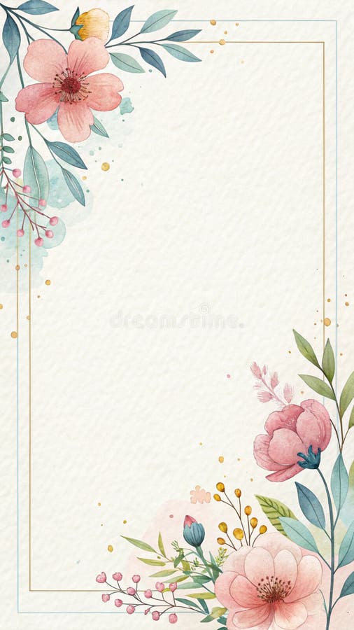 Watercolor Splash Border Paper Texture Artistic and Soft Stock ...