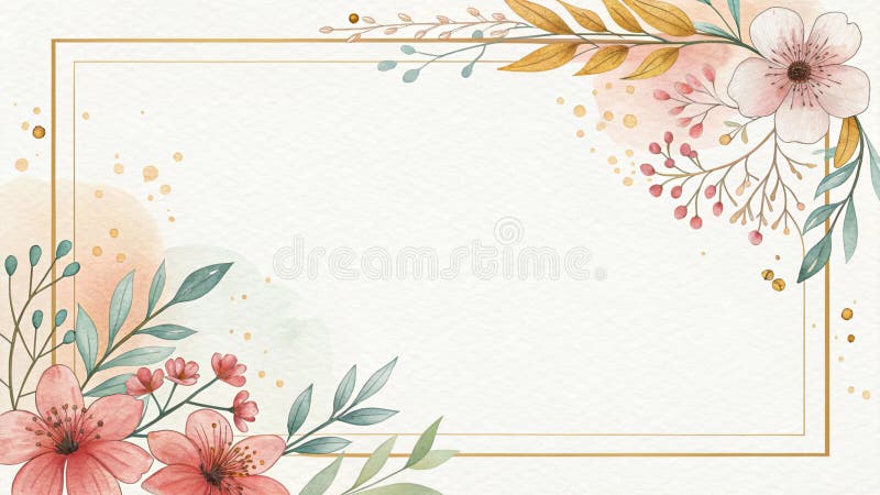 Watercolor Splash Border Paper Texture Artistic and Soft Stock ...