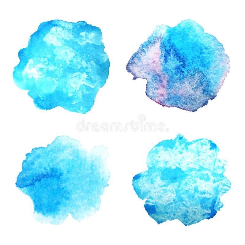 Watercolor spots stock illustration. Illustration of drop - 76774690