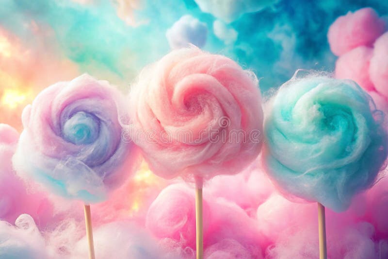 Watercolor with Spun Textures and Gradient Whimsy Stock Illustration ...