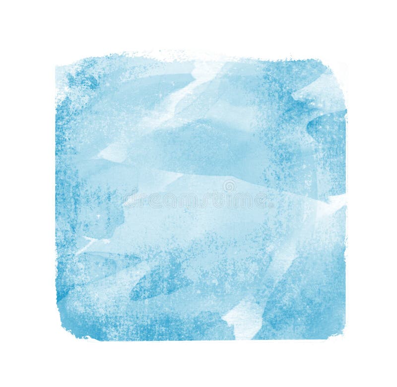 Watercolor square on white stock illustration. Illustration of popular ...