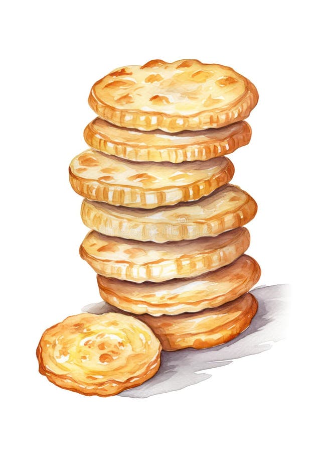 Biscuits Stack Stock Illustrations – 548 Biscuits Stack Stock ...