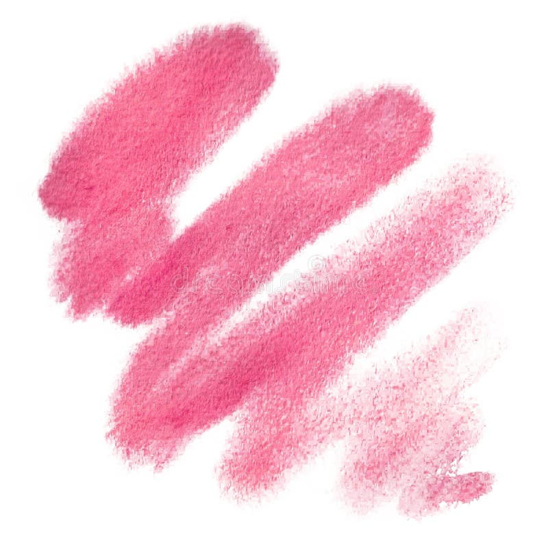 Watercolor Pink Stain, Background, Blob, Texture Stock Illustration ...