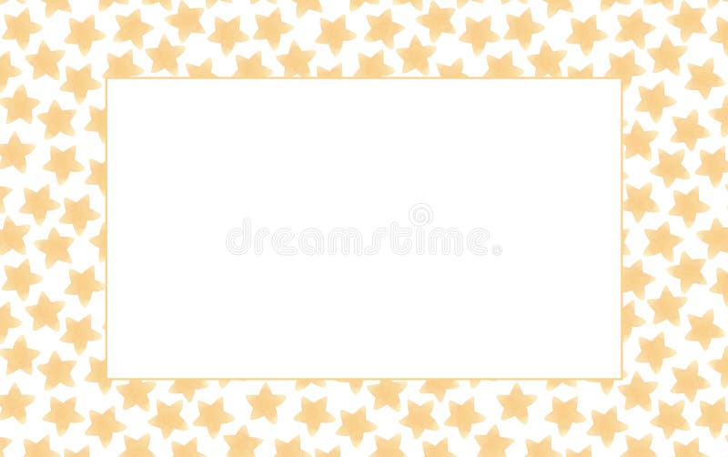 Watercolor Star Border Frame Stock Illustrations – 2,425 Watercolor ...