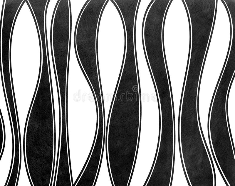 Watercolor Striped Background. Stock Illustration - Illustration of ...