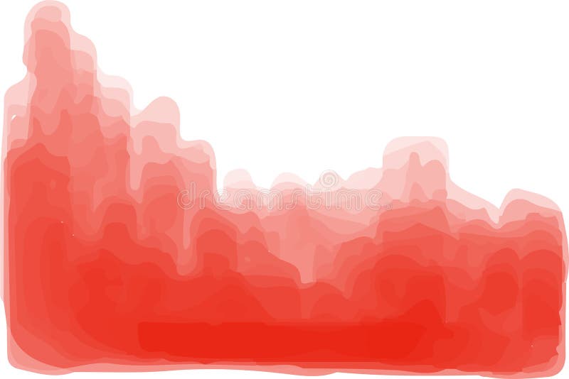 Watercolor Style Colorful Bottom Background Stock Vector - Illustration ...