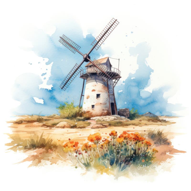 Windmill Stock Illustrations – 73,338 Windmill Stock Illustrations ...