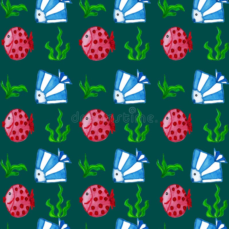 Summer fish frame stock vector. Illustration of holiday - 52142552