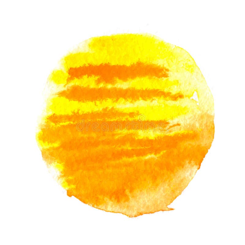 Watercolor Sun, Vector Illustration Stock Vector - Illustration of ...