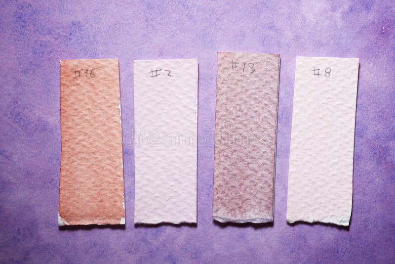 Watercolor test cards stock photo. Image of decorating - 205453066