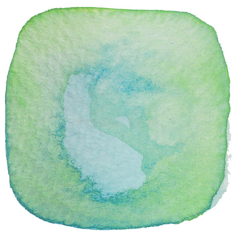 Watercolor Texture Circle Shape Elements Stock Image - Image of round ...