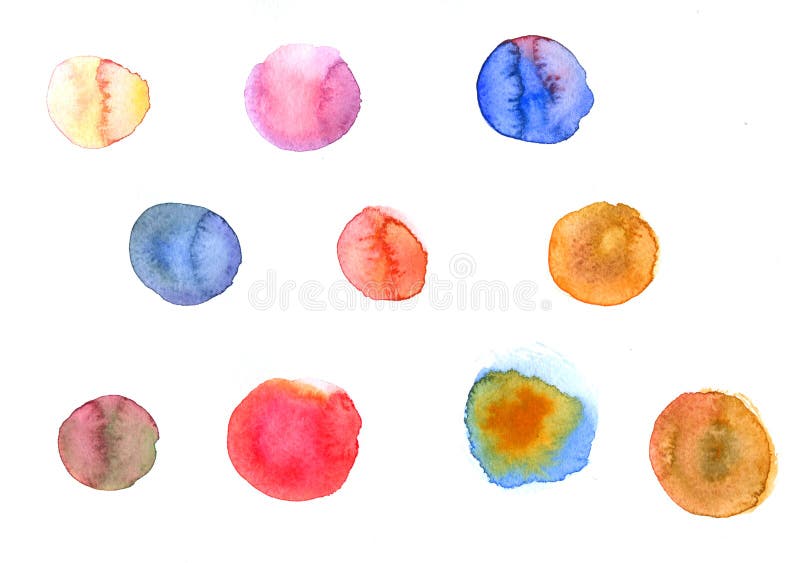 Watercolor Texture with Splodges Stock Illustration - Illustration of ...